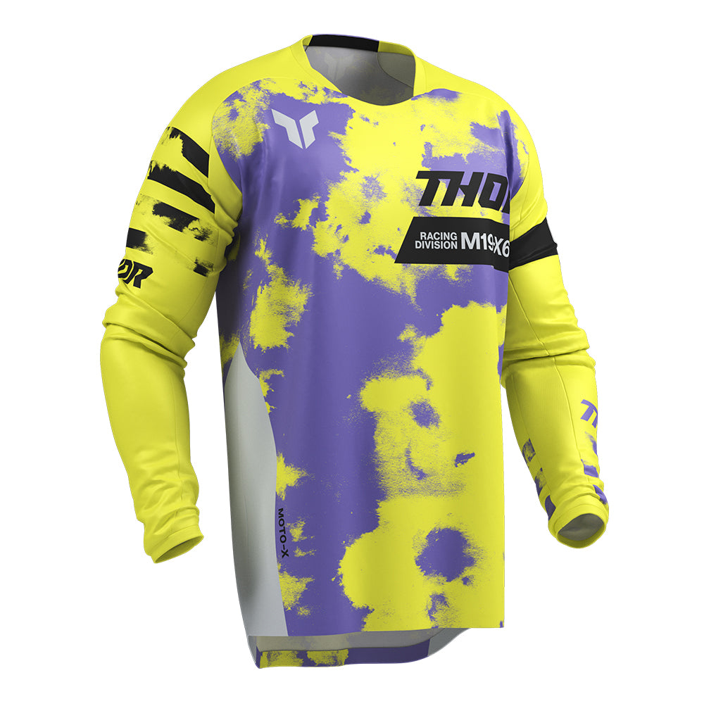 THOR MX JERSEY LAUNCHMODE BLEACH GRAY/ACID – City Honda Manawatu