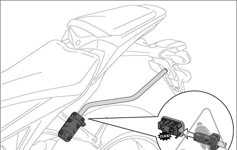 PANNIER MOUNTS SW MOTECH BLAZE QUICK LOCK SPACER BAR YAMAHA MT-09 16-2 ...