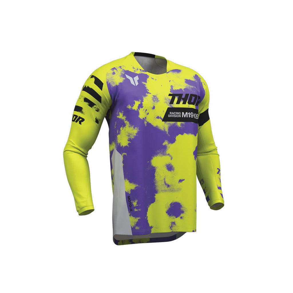 THOR MX YOUTH LAUNCHMODE BLEACH GRAY/ACID – City Honda Manawatu
